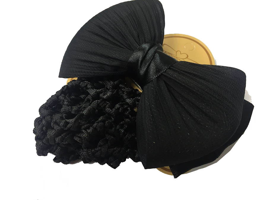 Ribbon Hair Net with Clip