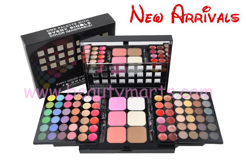 Triple Layer Professional Eyeshadow Palette Set (Including Lipstick ...